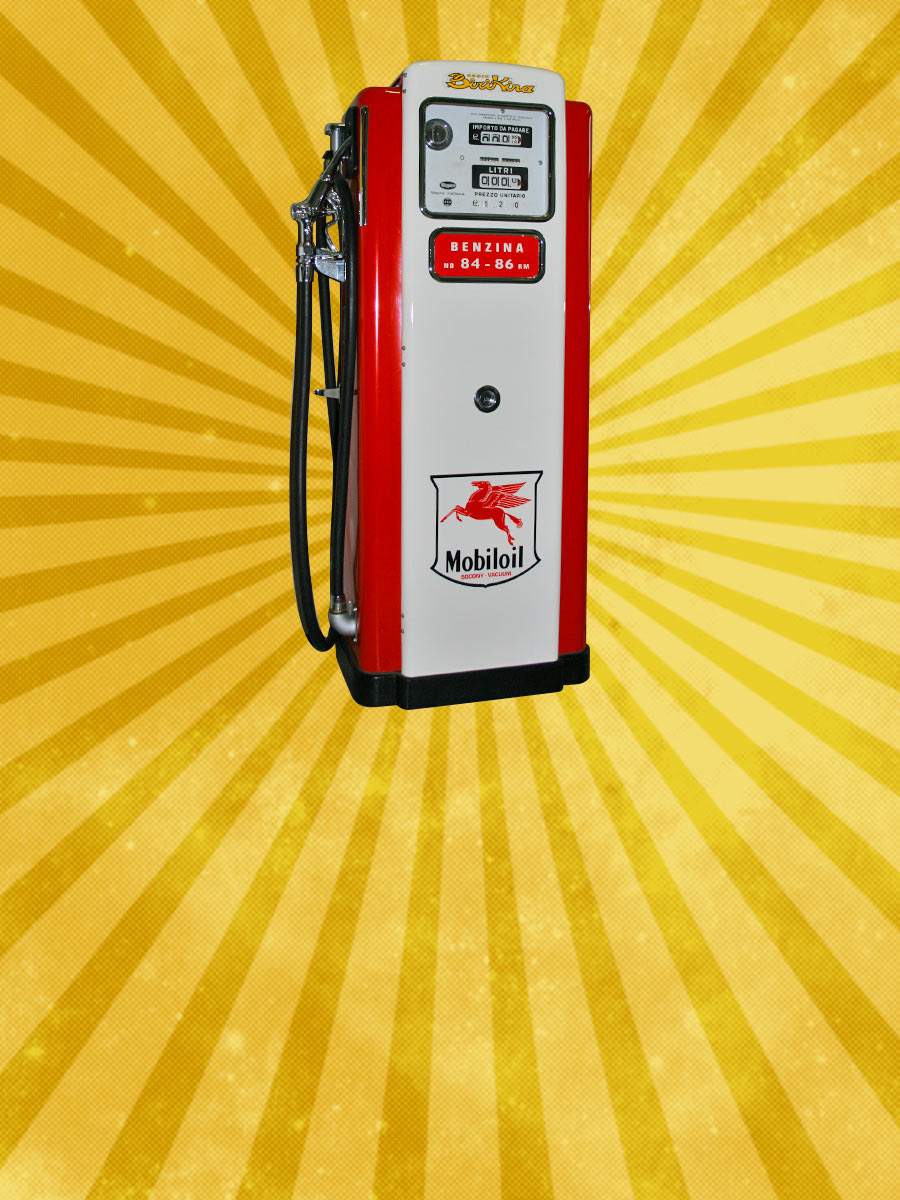 Roberto Jukebox - La collezione: distributore di benzina Mobiloil